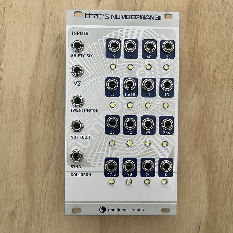 Nonlinearcircuits That’s Numberwang - Magpie panel | Reverb