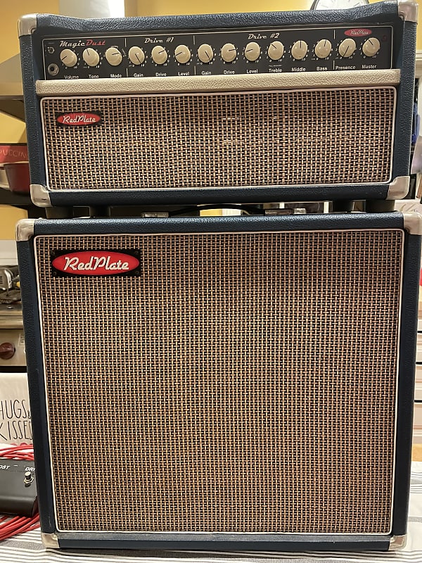 Red Plate Magic Dust Duo Head and Cab ~2010 Blue Tolex | Reverb
