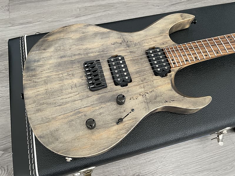 2016 Kiesel DC600H - gorgeous Antique Ash neck-thru-body | Reverb