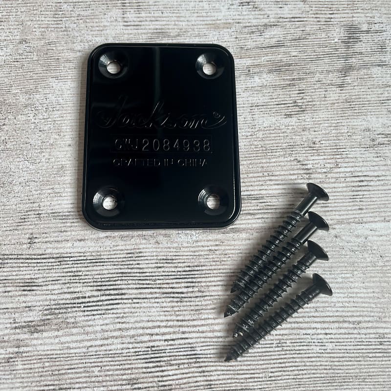 Jackson JS Series Dinky JS12 Neck Plate & Screws | Reverb Jackson JS Series Dinky JS12 Neck Plate & Screws | Reverb
