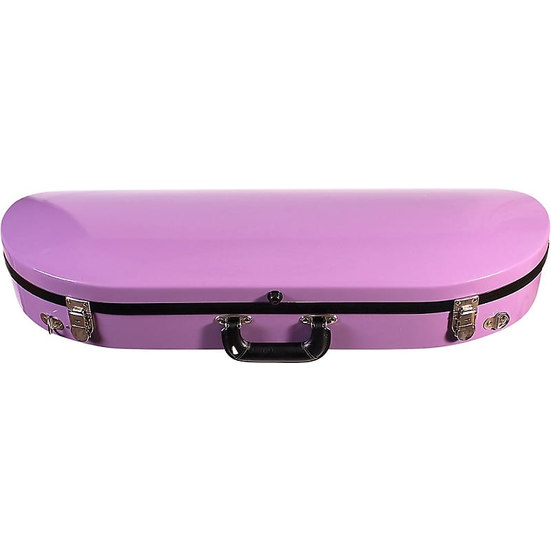 Bobelock Fiberglass Half-Moon Violin Case 4/4 Size Purple | Reverb