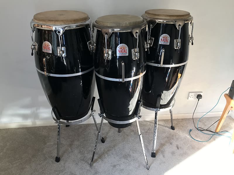 Natal Congas 1970’s Black | Reverb