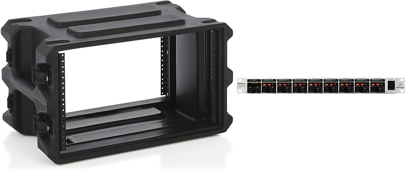 Gator G-PRO-6U-13 Pro Series Shallow Rack Case Bundle with | Reverb