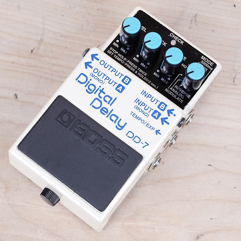 Boss DD-7 Digital Delay 2009 White Made in Taiwan | Reverb