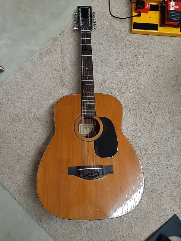Vintage Ventura Bruno V17 12-string 1970s | Reverb