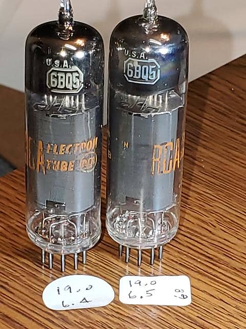 6BQ5/EL84 RCA Matched Pair (2) tube lot | Reverb