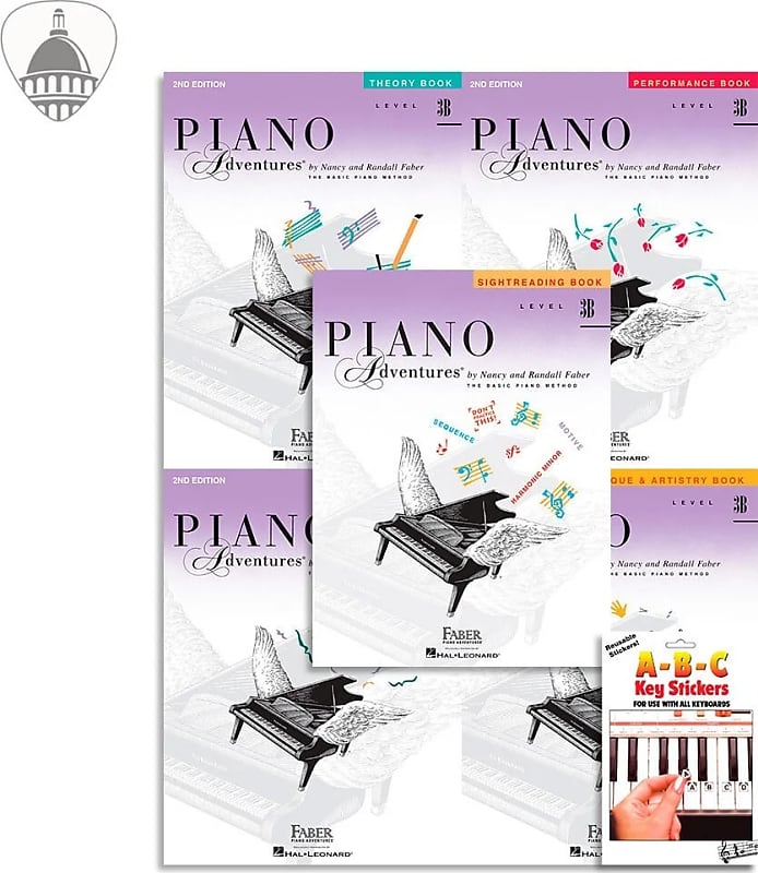 Faber Piano Adventures Level 3B Bundle- Lesson, Performance, | Reverb