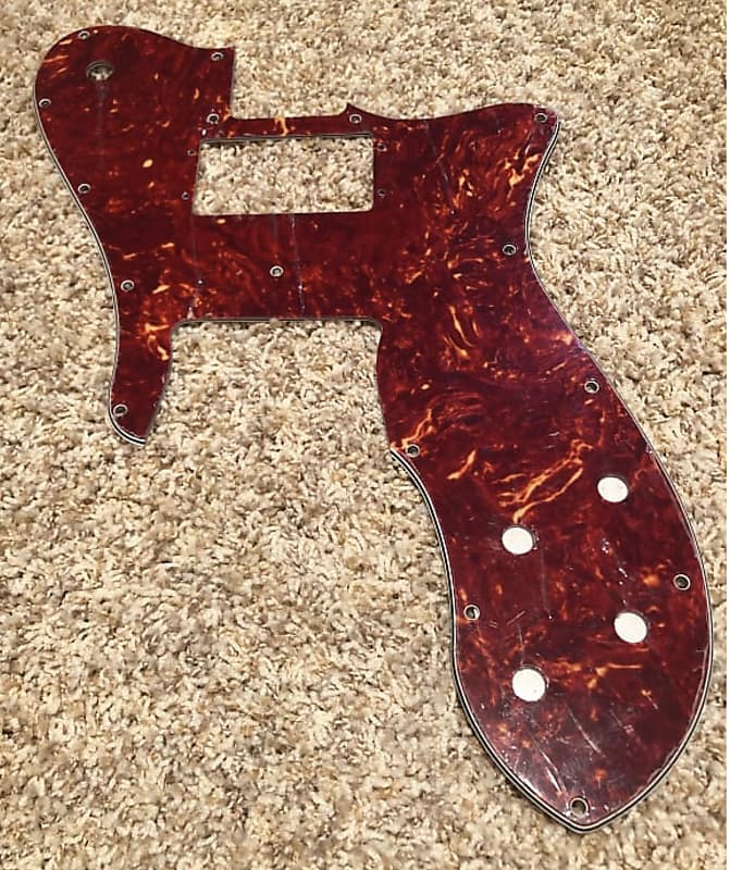 Fender Telecaster Custom Pickguard - Tortoise | Reverb