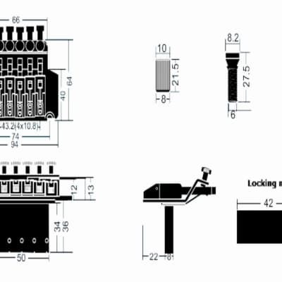 Double locking tremolo bridges - Chrome | Reverb UK