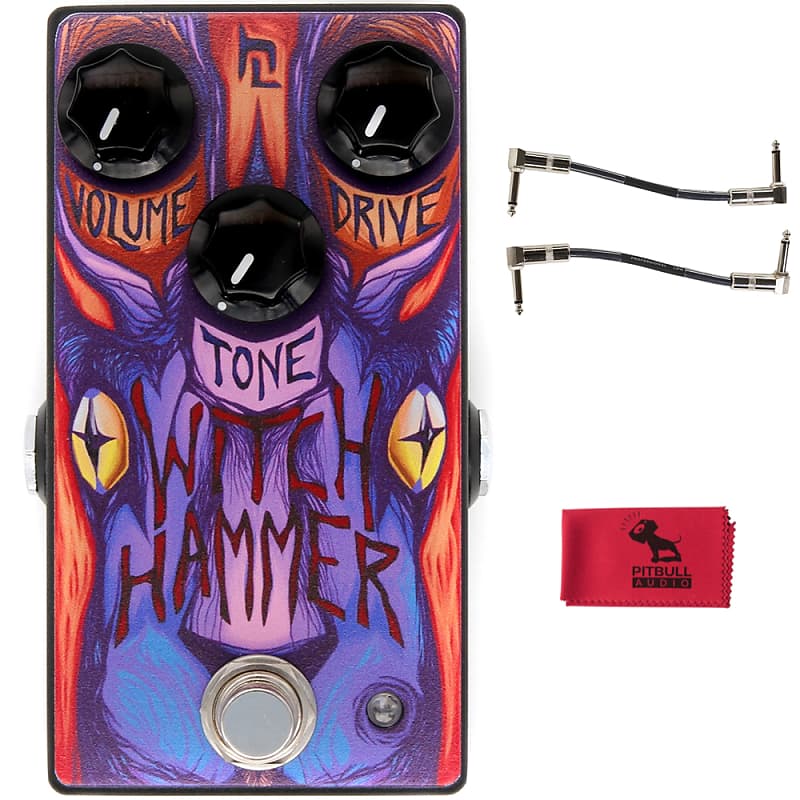 Haunted Labs Witch Hammer Transparent Overdrive Pedal w/ | Reverb