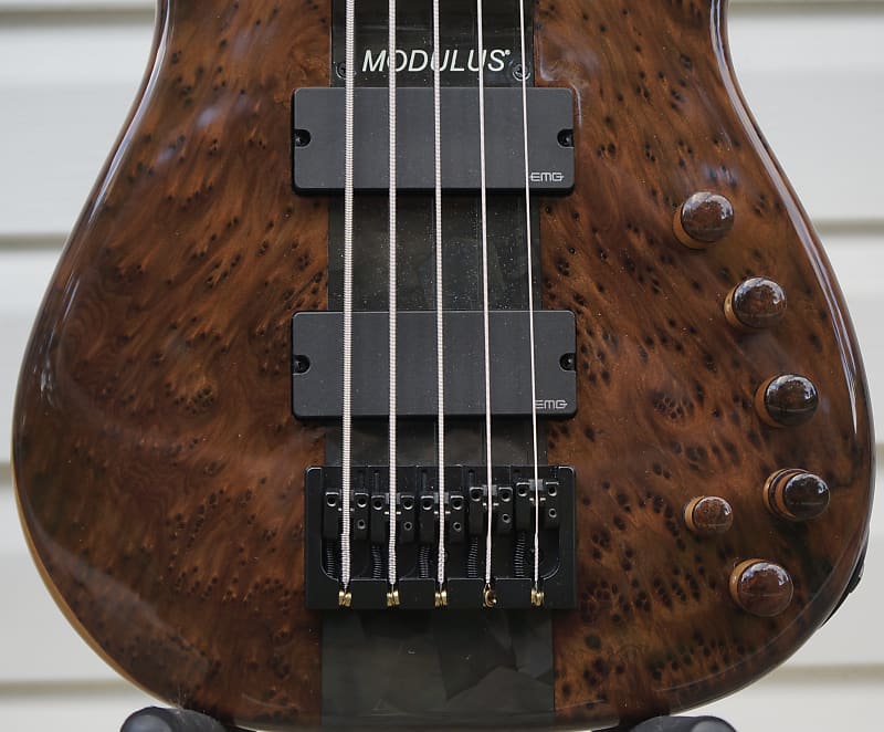 Modulus Graphite Q5 TBX 2022 - Black redwood burl | Reverb