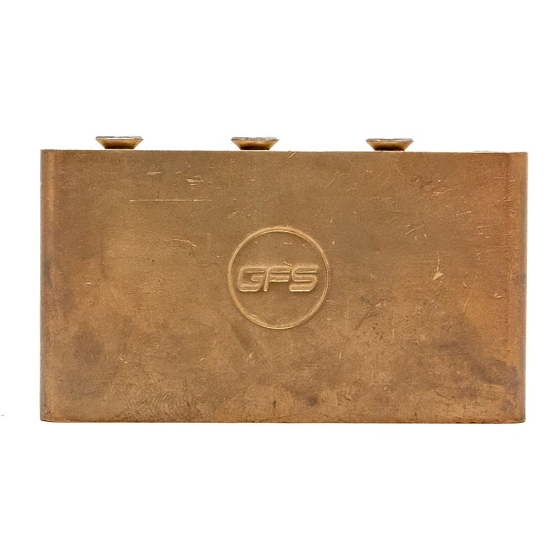 GFS - Mexican Strat Bridge Block - Brass Tone Block for Strat | Reverb
