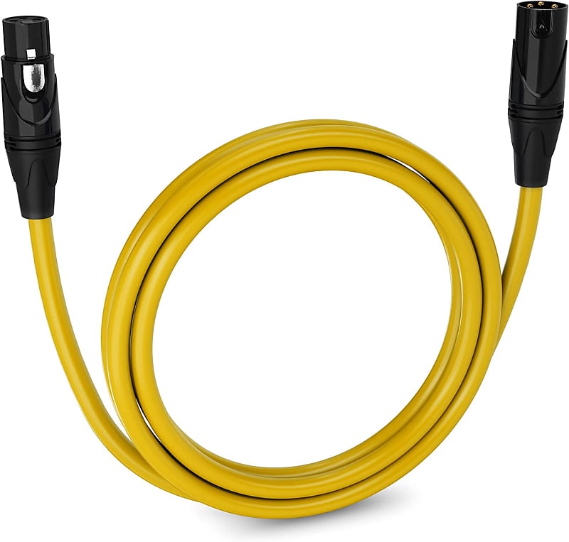 LyxPro 6 feet Microphone XLR Cable, Male to Female, 3 Pin Mic | Reverb