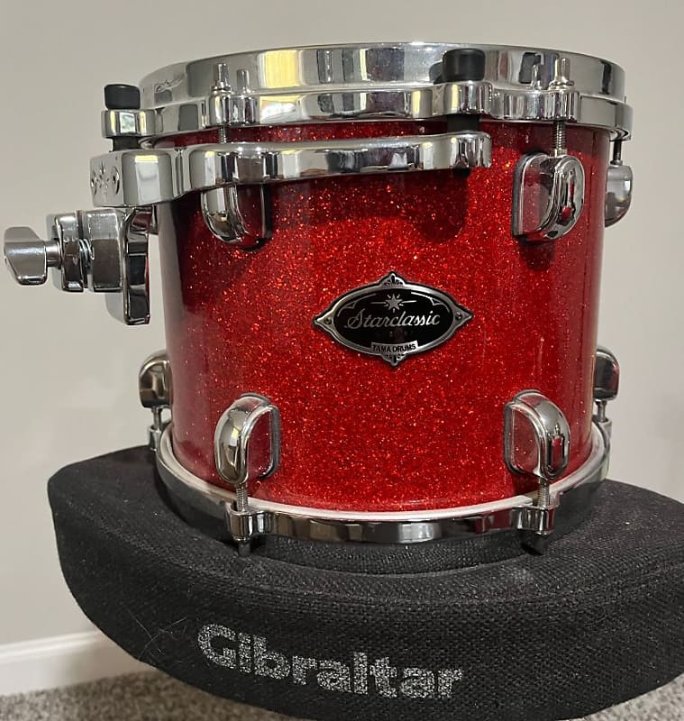 Tama Starclassic B/B 2008 - Lava Red Glass Tom 10-inch | Reverb
