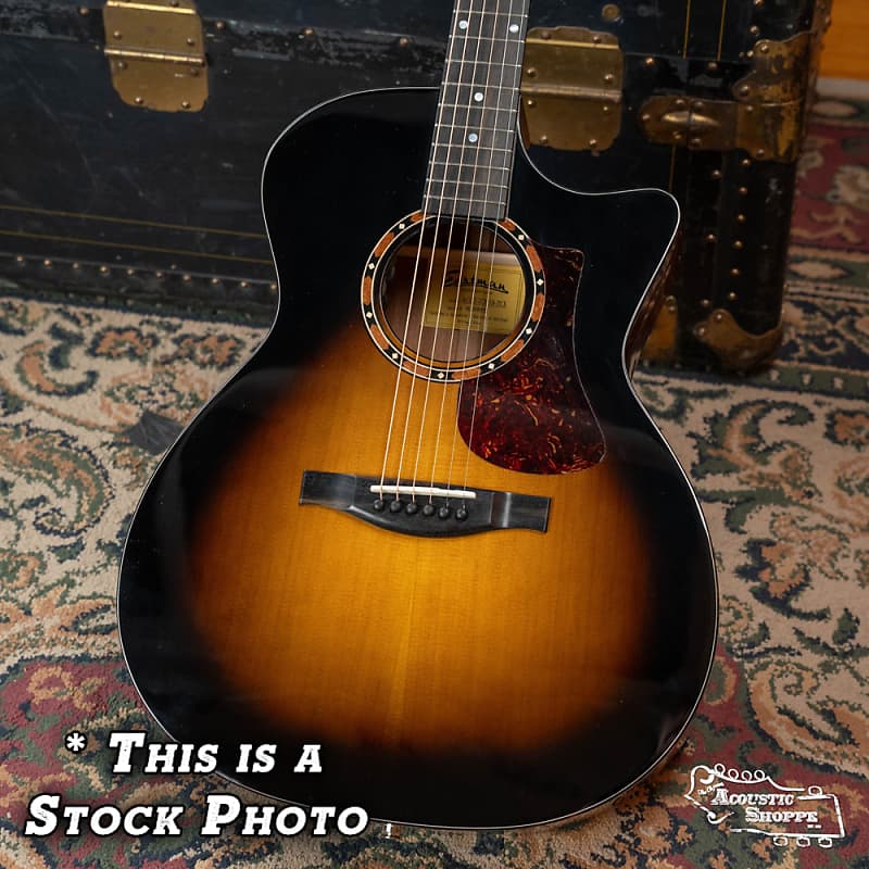 Eastman AC122-2CE-DLX-SB Cedar/Sapele Sunburst Acoustic | Reverb