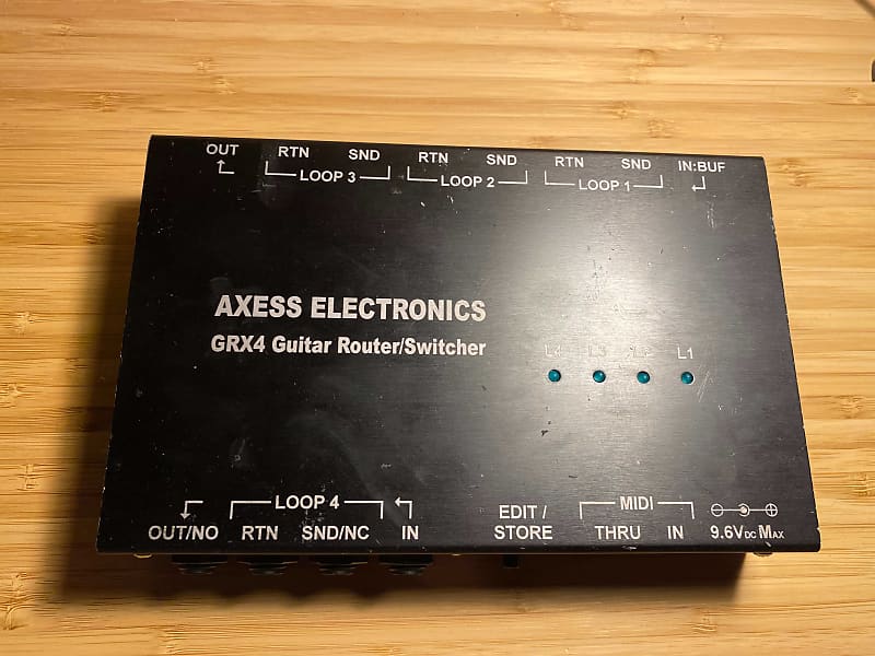 Axess Electronics GRX4 MIDI Guitar Router/Switcher | Reverb