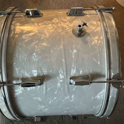 Apollo 3 Piece Drum Set Late 70's - Antique White Pearl w/ | Reverb