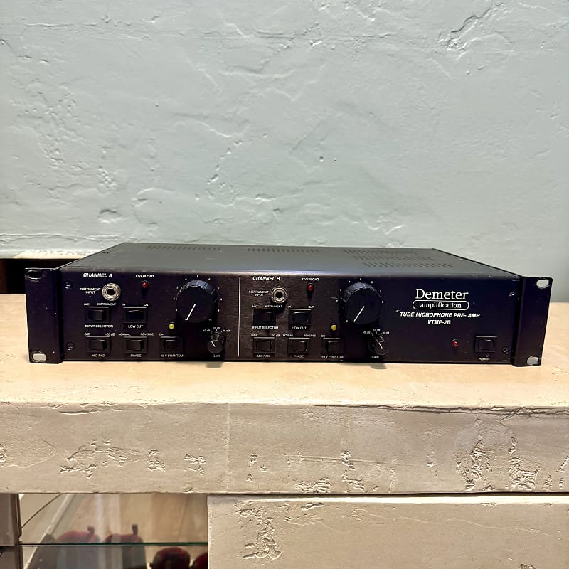 Demeter VTMP-2b - Dual Channel Tube Microphone Preamp. | Reverb