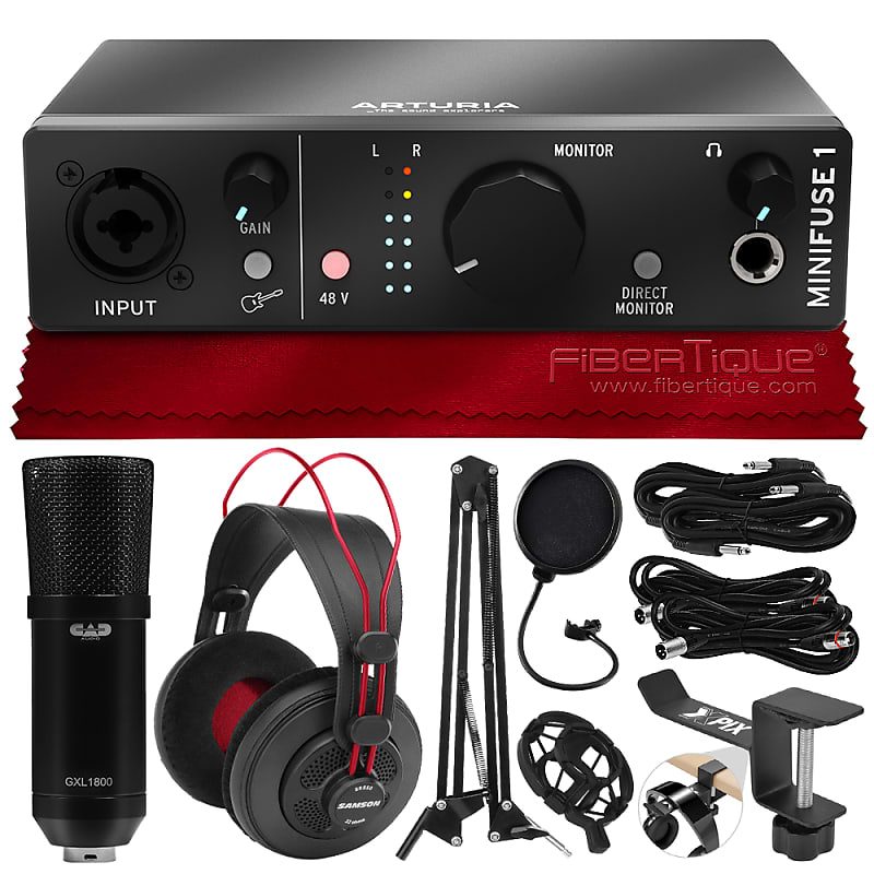 Arturia MiniFuse 1 Audio Portable Interface (Black) USB | Reverb