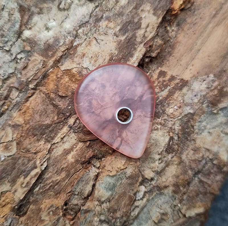 SBC Guitars Hand Carved Plectrum 2023 - Rose Resin | Reverb