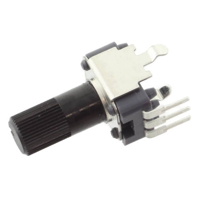 Alps Knob Shaft Vertical Pot w/ Detent, 20mm Shaft, 10K | Reverb