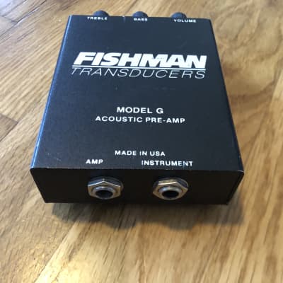 Fishman Model G Acoustic Pre-amp | Reverb