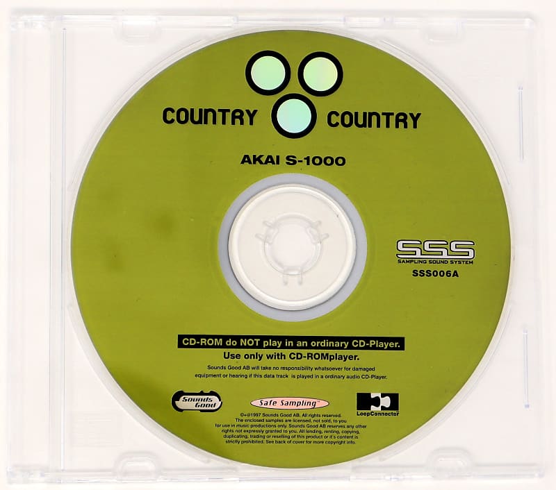 Sounds Good Country Sampling Sound System Akai | Reverb Australia
