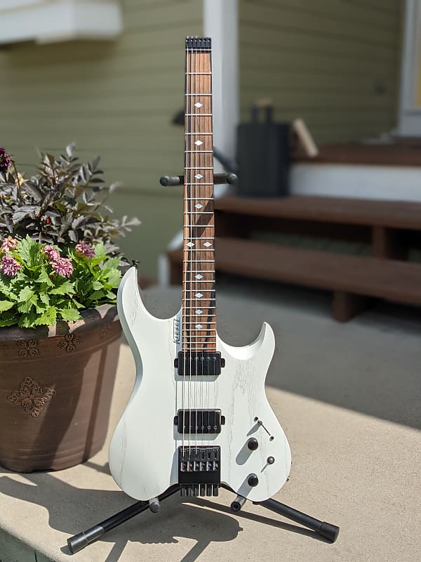Kiesel Vader V6 White -- Headless 6-String Electric Guitar w/ | Reverb