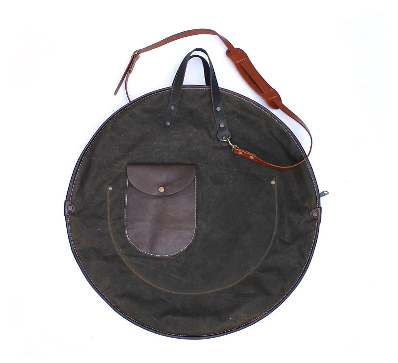 Surf Drums 24” Repurposed Cymbal Bag Deep Green | Reverb