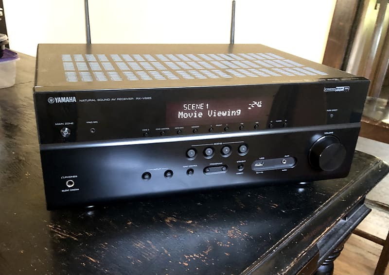 Yamaha RX-V685 7.2-Channel 4K Ultra HD A/V Receiver with | Reverb