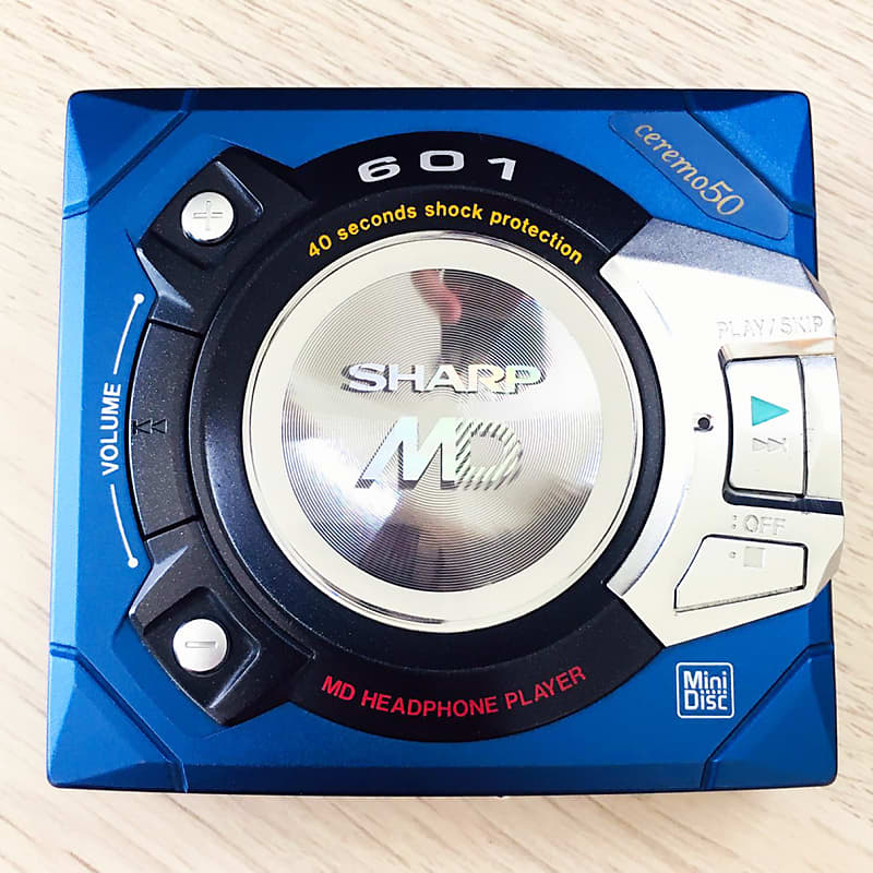[RARE] SHARP MD-ST601-A MD Walkman MiniDisc Player, NM | Reverb Canada