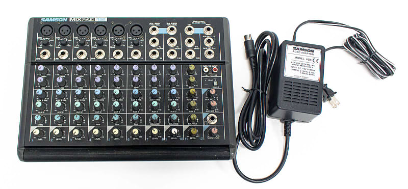 Samson Mixpad 12 - 12 Channel Unpowered Mixer with Power | Reverb