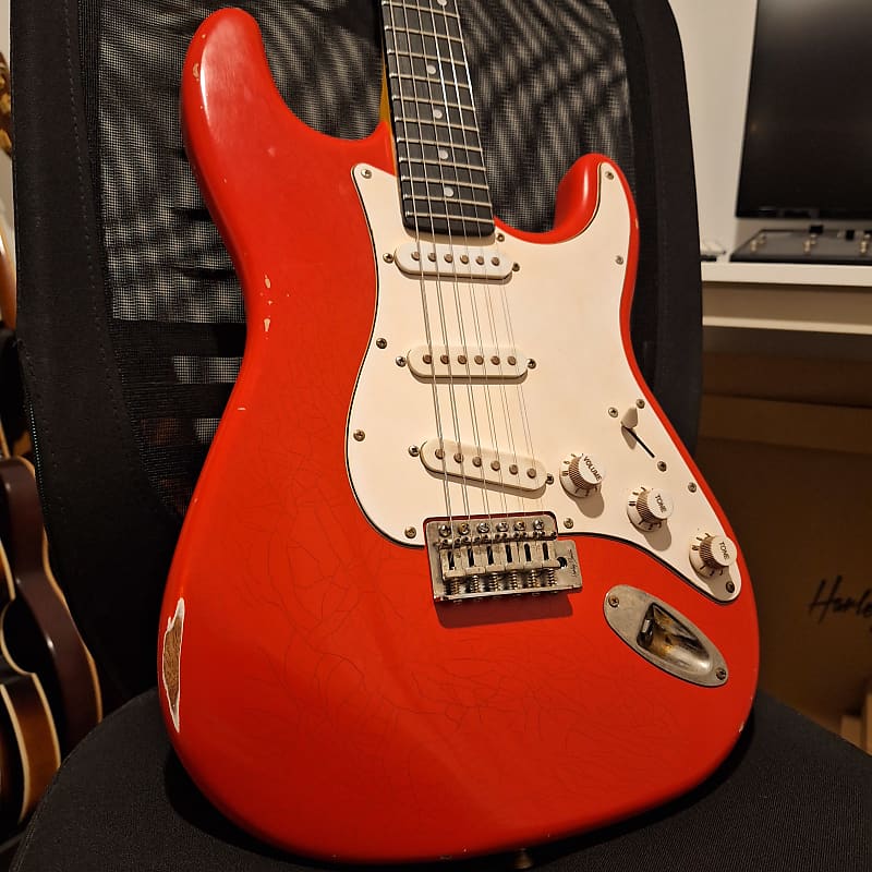 Partcaster kit stratocaster relic nitro | Reverb