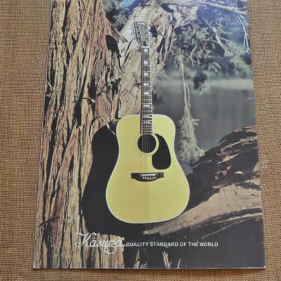 Kasuga Guitars. Vintage catalog booklet brochure. ca 1971. | Reverb