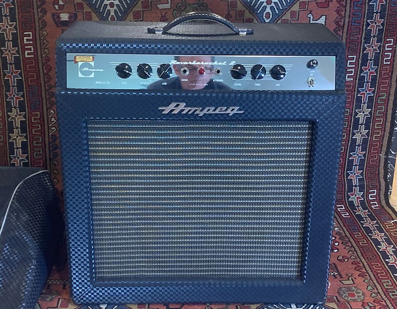 Vintage 1965 Ampeg Reverberocket 2 II Guitar Tube Amp *MINT* | Reverb