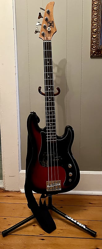 Hondo H815 1980s - Red Burst | Reverb