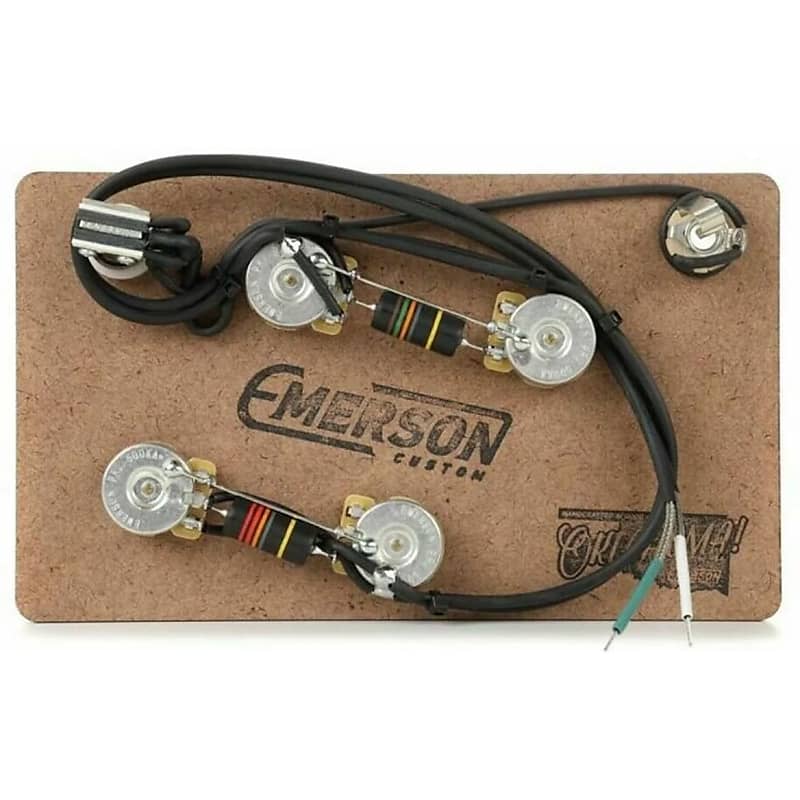 Emerson Custom Prewired Kit ES-335 500K Pots | Reverb