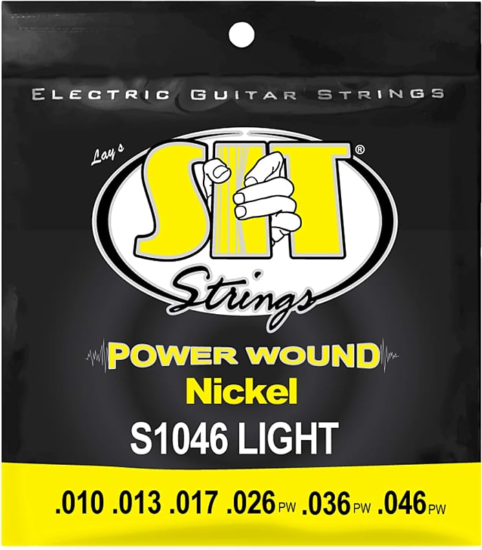SIT S1046 Power Wound Nickel Electric Guitar Strings - Light | Reverb