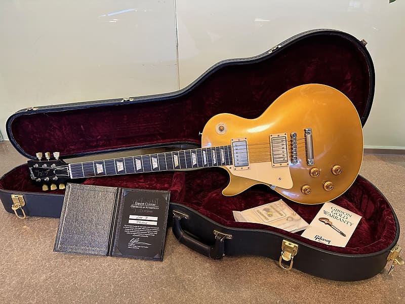 Left Handed Gibson Les Paul Standard 2009 R7 Goldtop | Reverb