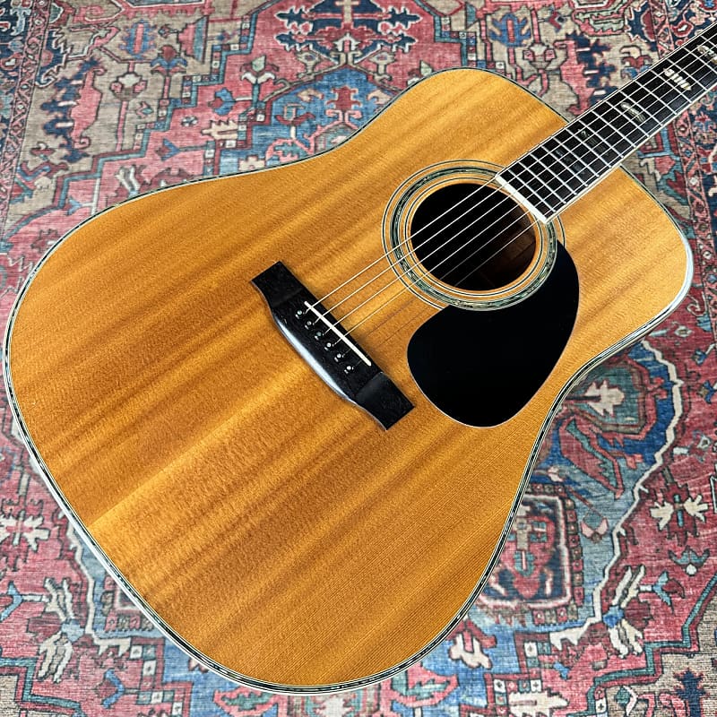1977 Yairi YW600 Solid Top and Back D41 Style Dreadnought | Reverb