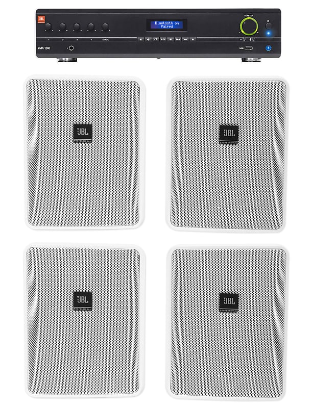 JBL VMA1240 Commercial/Restaurant 240W 70v Amplifier+(4) JBL | Reverb