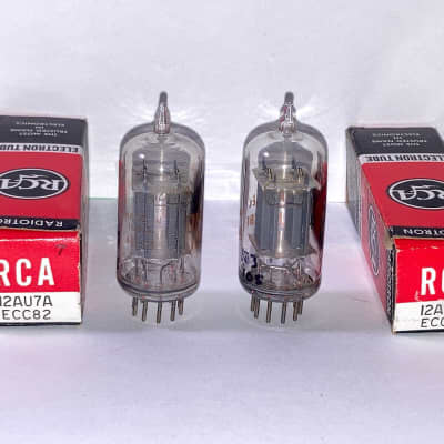 Mullard PAIR ECC82 12AU7 valve tube 1952 | Reverb