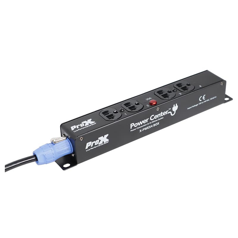 ProX X-PWEX4 BOX Power Connector to 4-Way Edison Power Outlet | Reverb