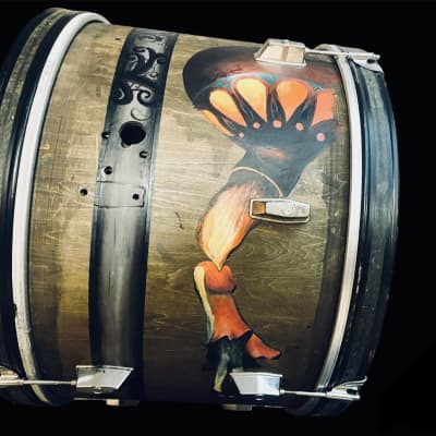 Peavey drum shells with custom paint | Reverb