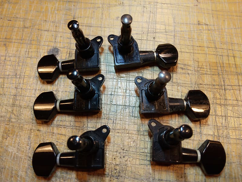 Unbranded 3 by 3 Tuning Machine Heads 2000s - Black | Reverb