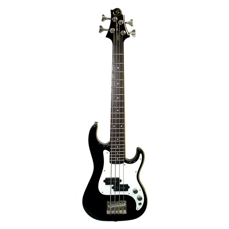 Greg Bennett Mini Bass Guitar - Black | Reverb