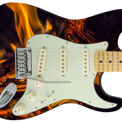 Sticka Steves Guitar Skin Axe Wrap Re-skin Vinyl DIY | Reverb Canada