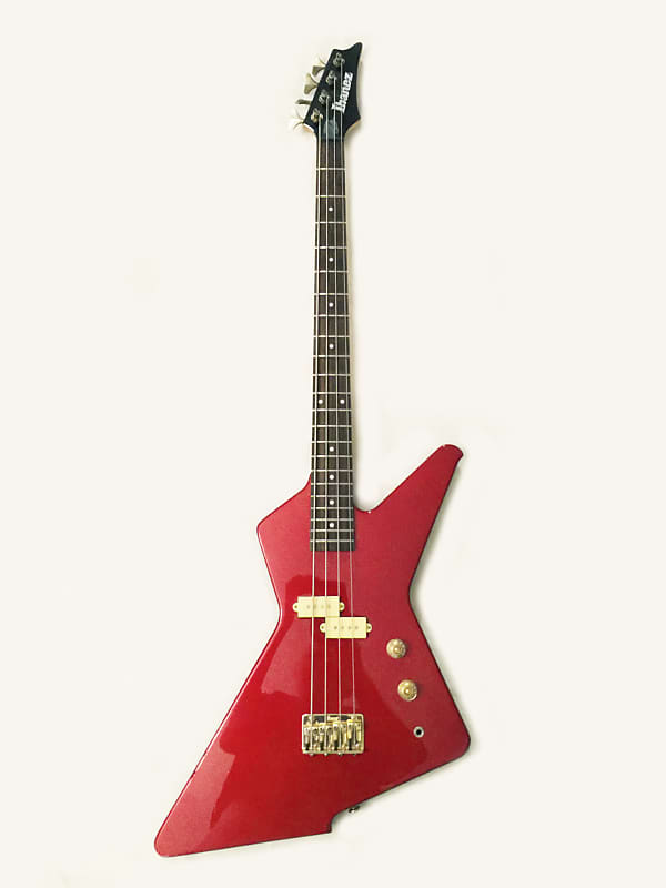 Rare 2013 IBANEZ Destroyer BASS. Candy Apple Red. Good | Reverb