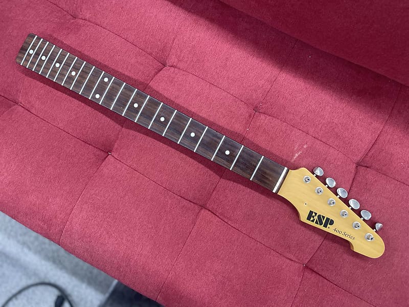 ESP 400 Series Neck with Tuners - Maple neck Rosewood | Reverb