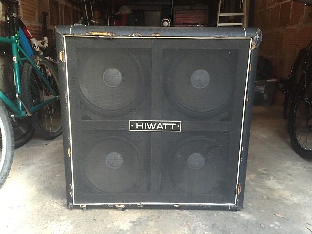 Hiwatt 4x12 Cabinet 1970s Black | Reverb